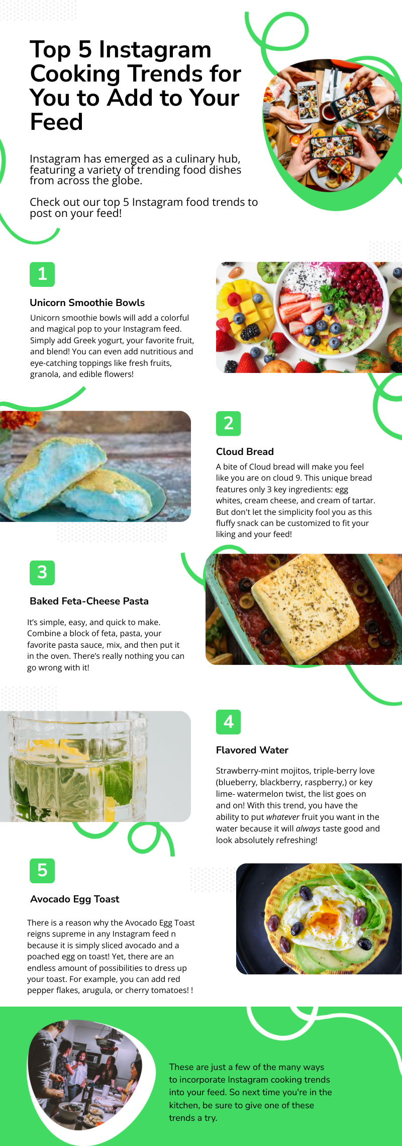 Top 5 Instagram Cooking Trends for You to Add to Your Feed – The Paw Print